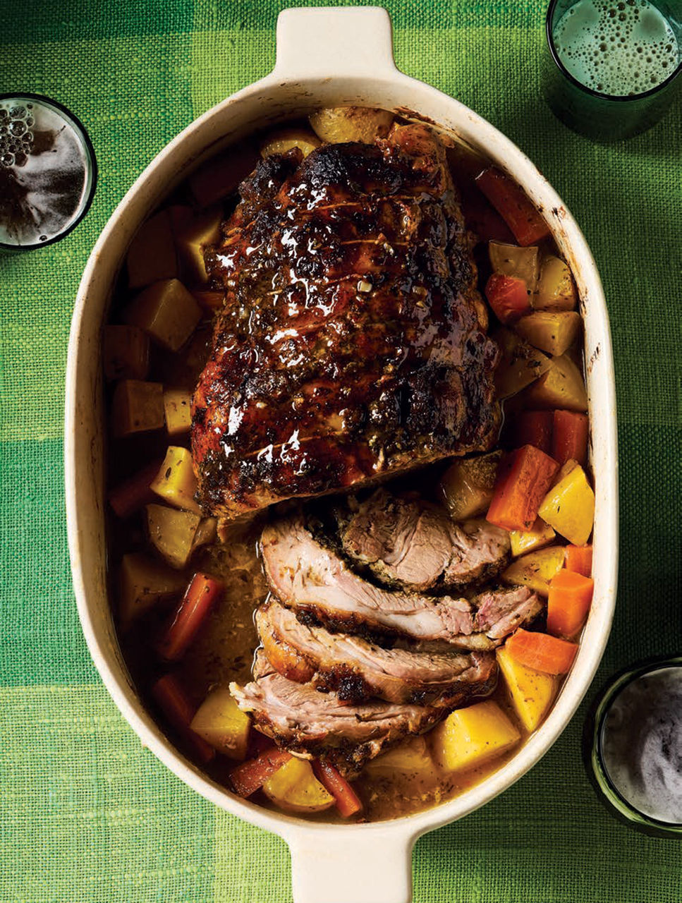 Dine With Donna: Slow-Roasted Lamb Shoulder And Root Vegetables & Grem