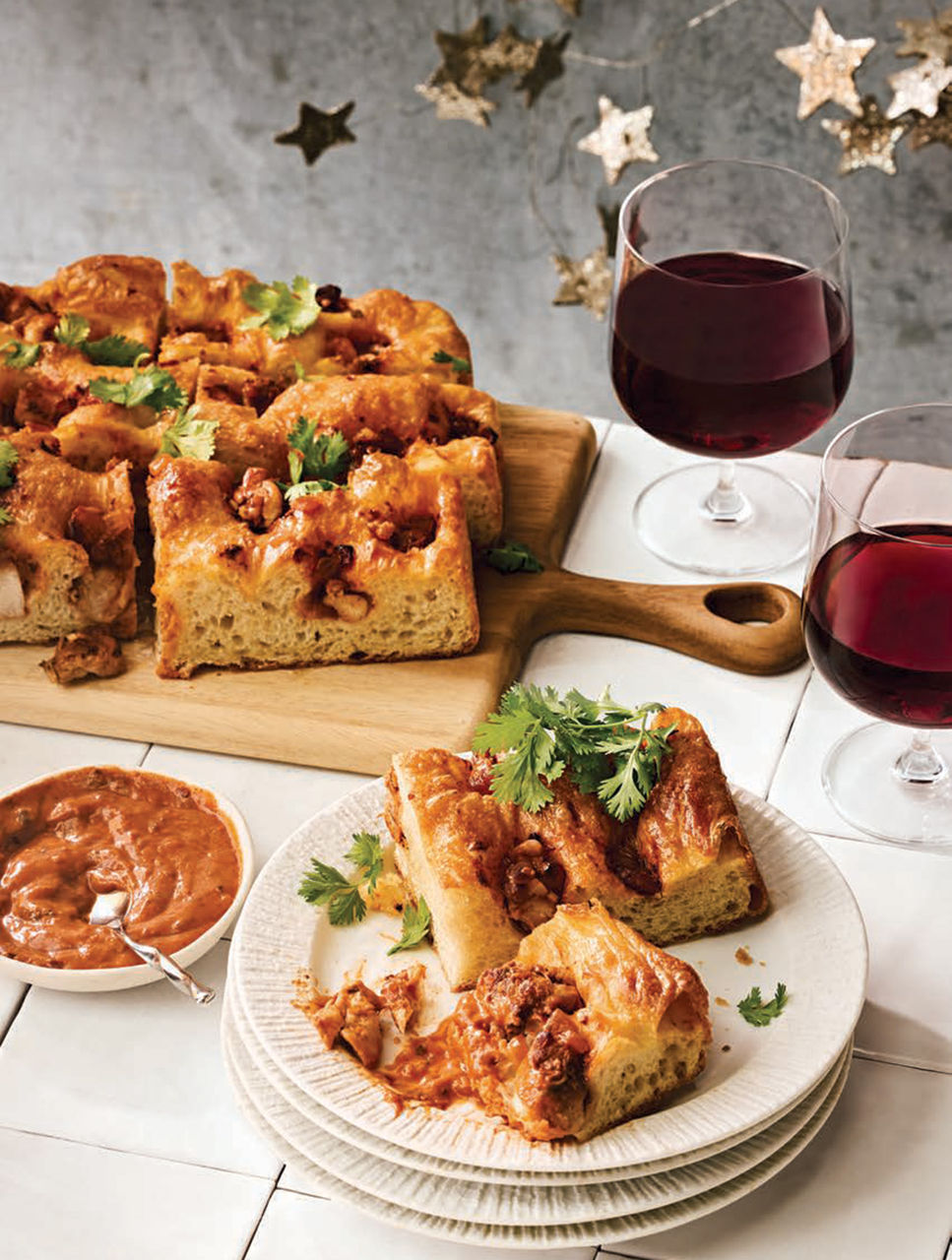 Dine With Donna: Butter Chicken Focaccia
