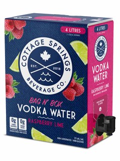 Cottage Springs Raspberry Lime Vodka Water Box | LCBO