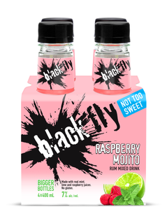 Black Fly Rum Mojito Raspberry | LCBO