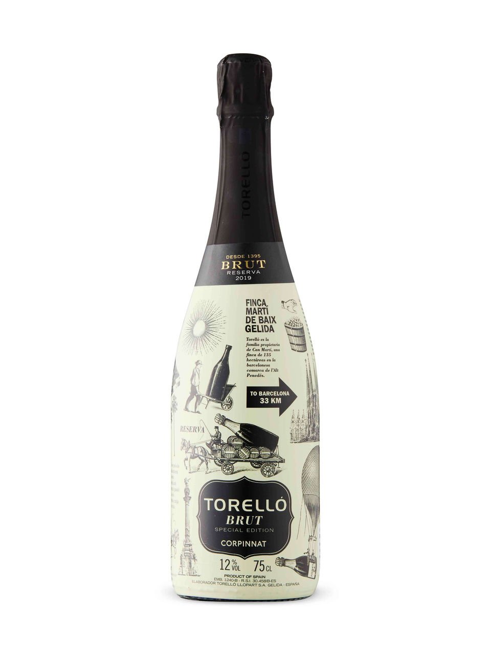 Torello Corpinnat Limited Edition Brut Reserva Organic | LCBO