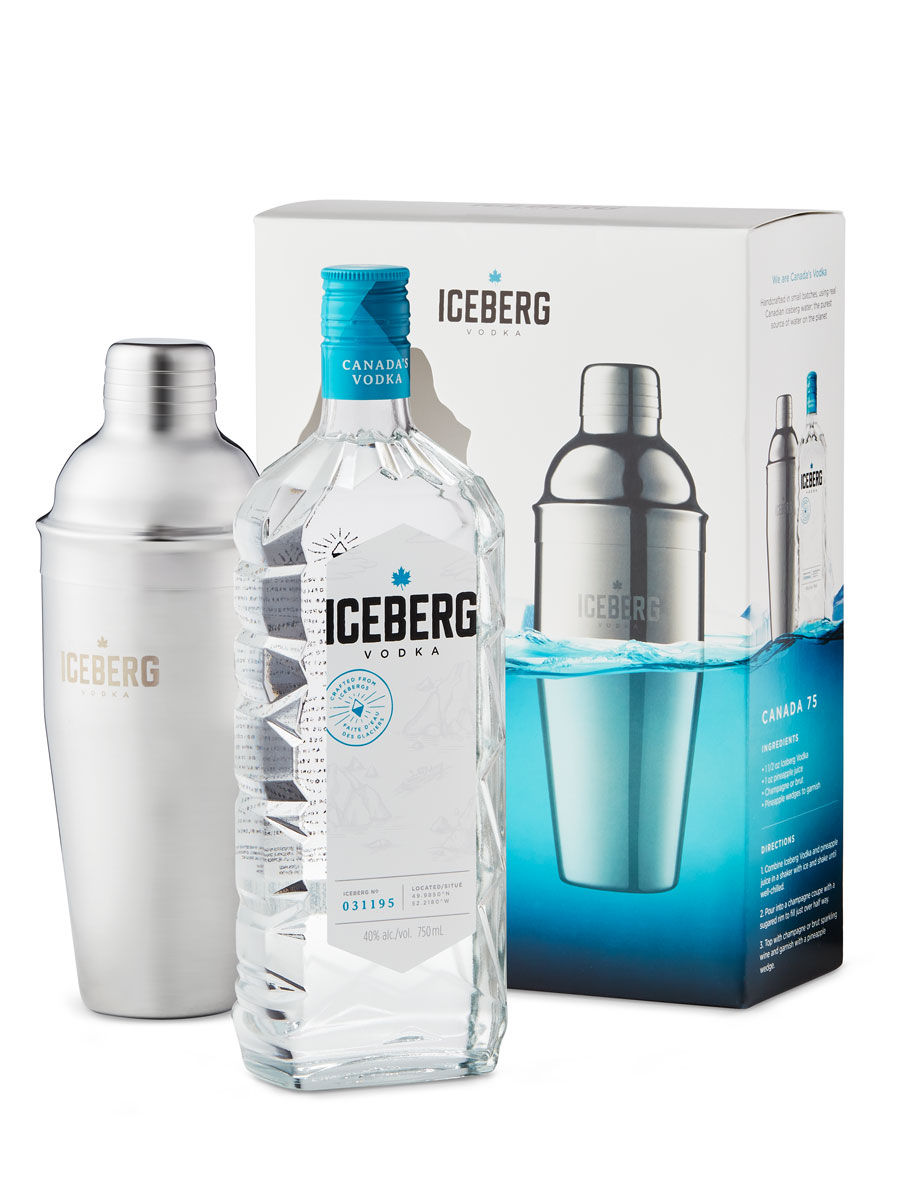 Iceberg Vodka Giftpack With Shaker | LCBO