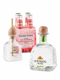 Patron Silver Tequila + FREE mini replica glass and Fever-Tree ...